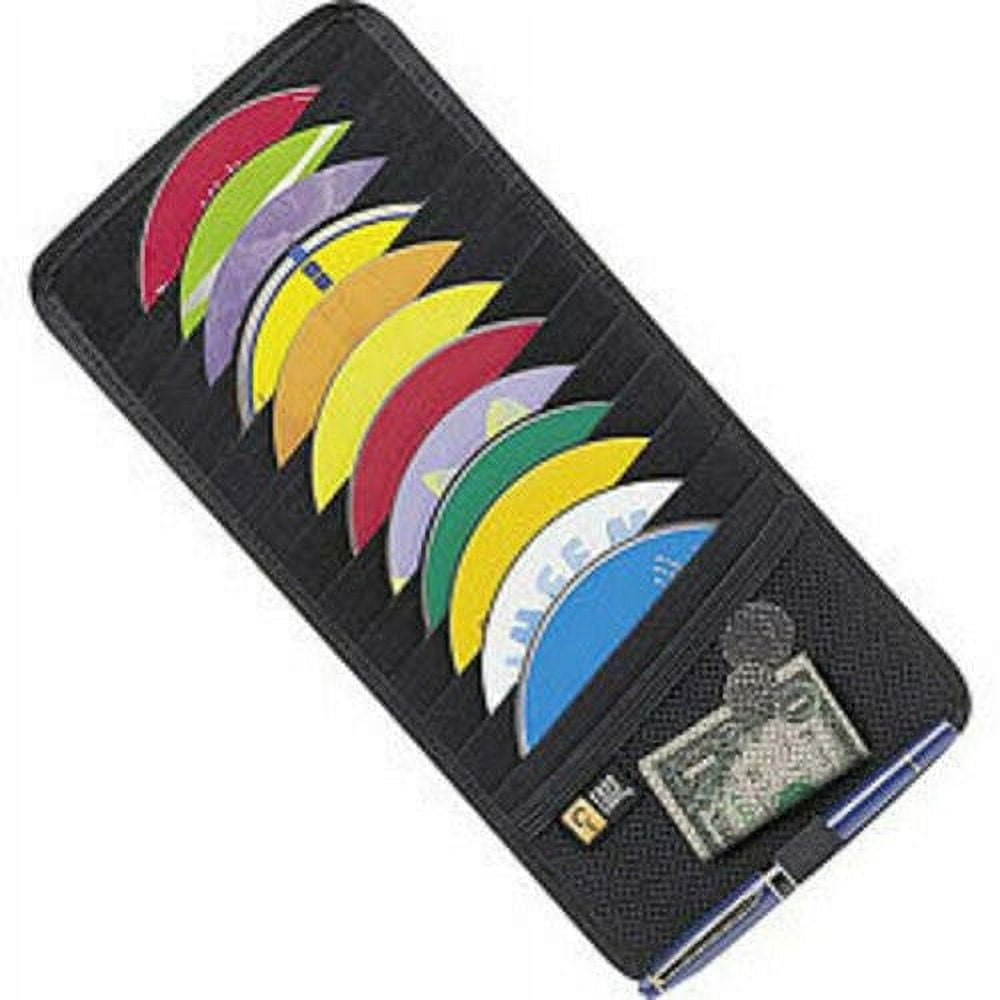 Case Logic AV-12 CD Car Visor Case-Holds 12 Discs Nylon - Mesh Pocket ...