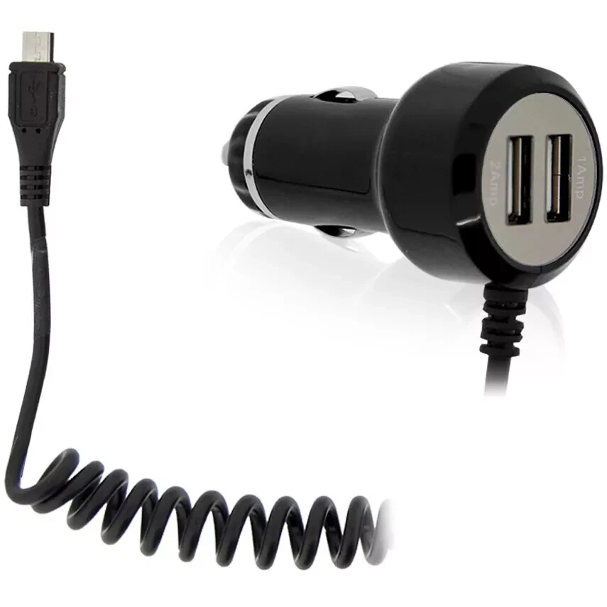 Case Logic Car Charger with 2 x USB Ports, Integrated micro-USB Cable ...