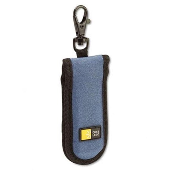Case Logic JDS2BBK USB Drive Shuttle, Neoprene Thumb Stick Holder, Blue ...