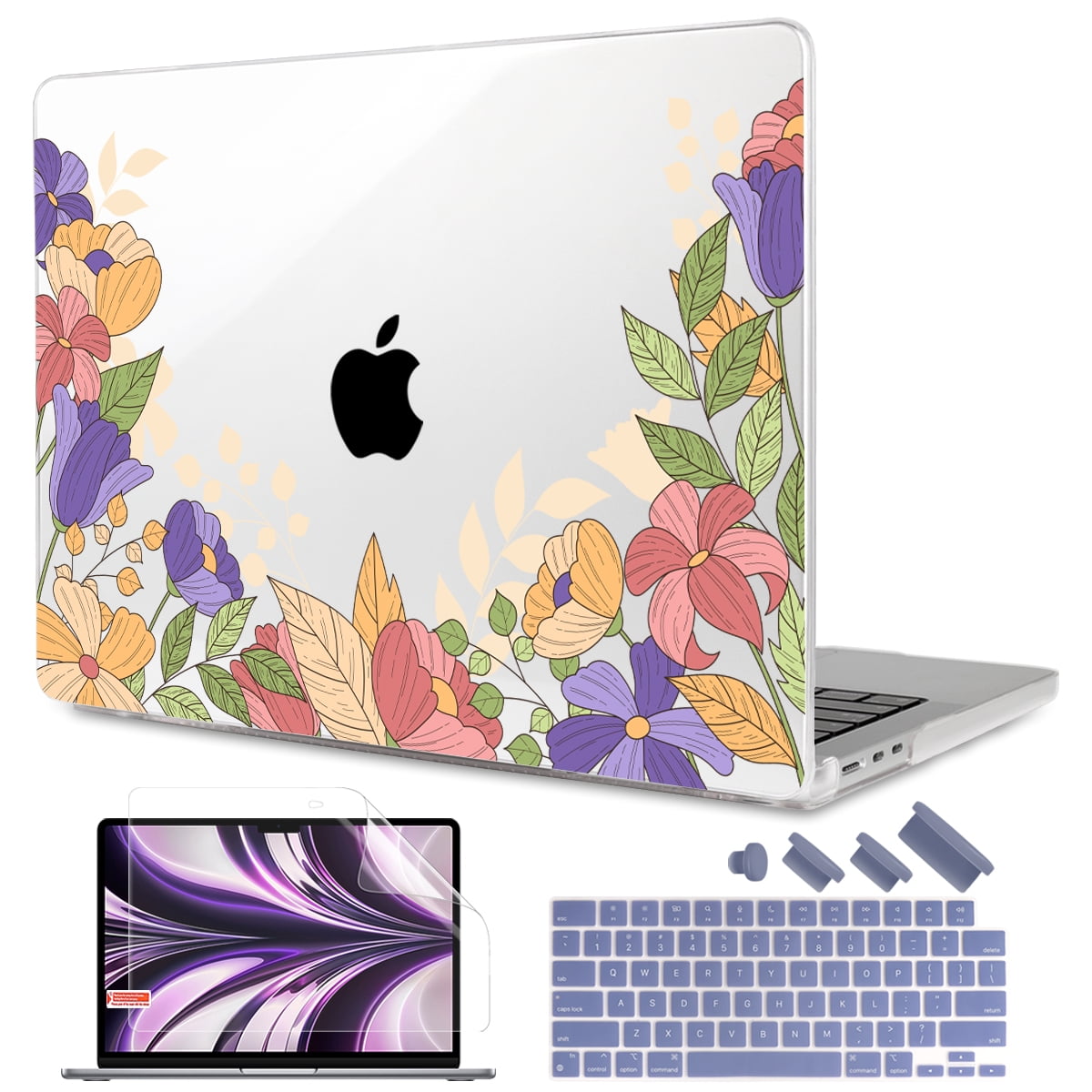 Case For MacBook Air 13.6 inch M2 Chip 2022 Release With Touch ID Model ...