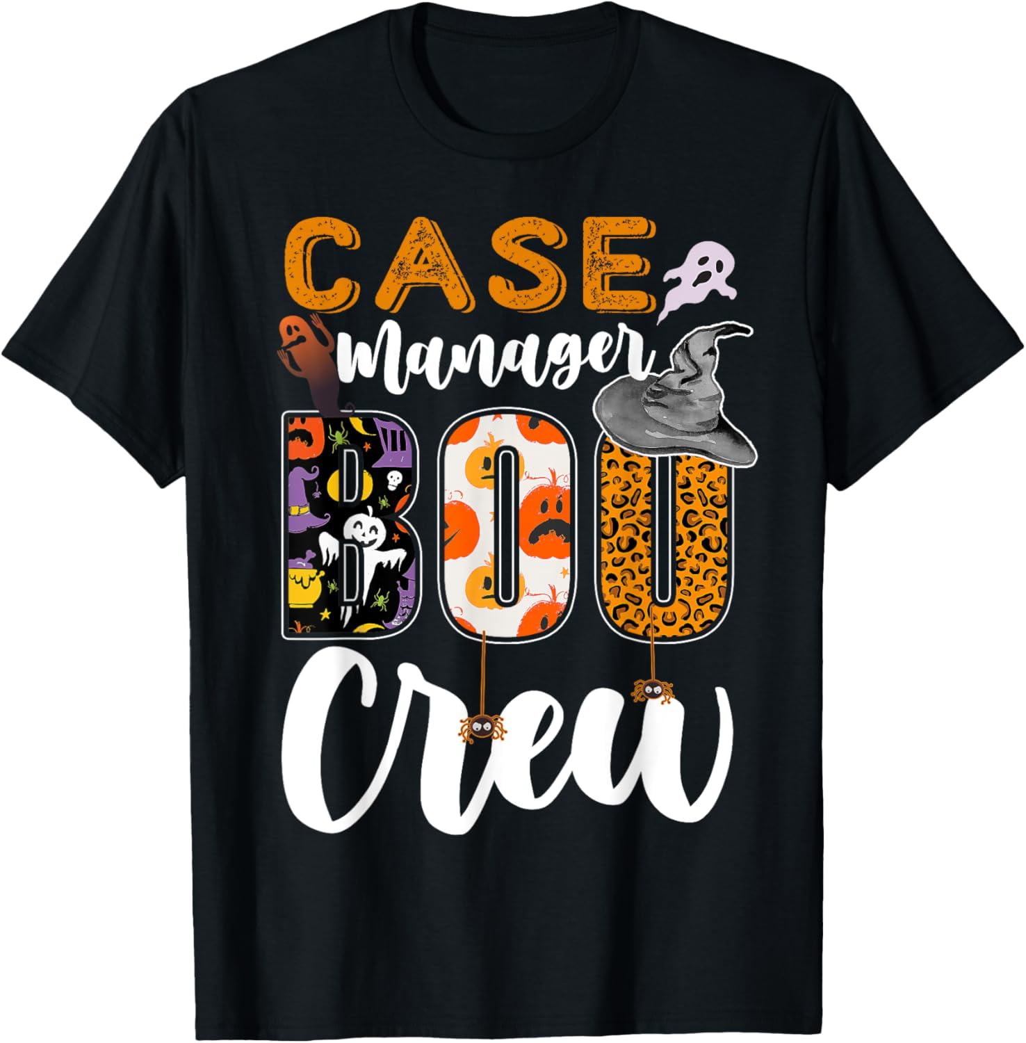 Case Manager Boo Crew Halloween Matching Social Services T-Shirt ...