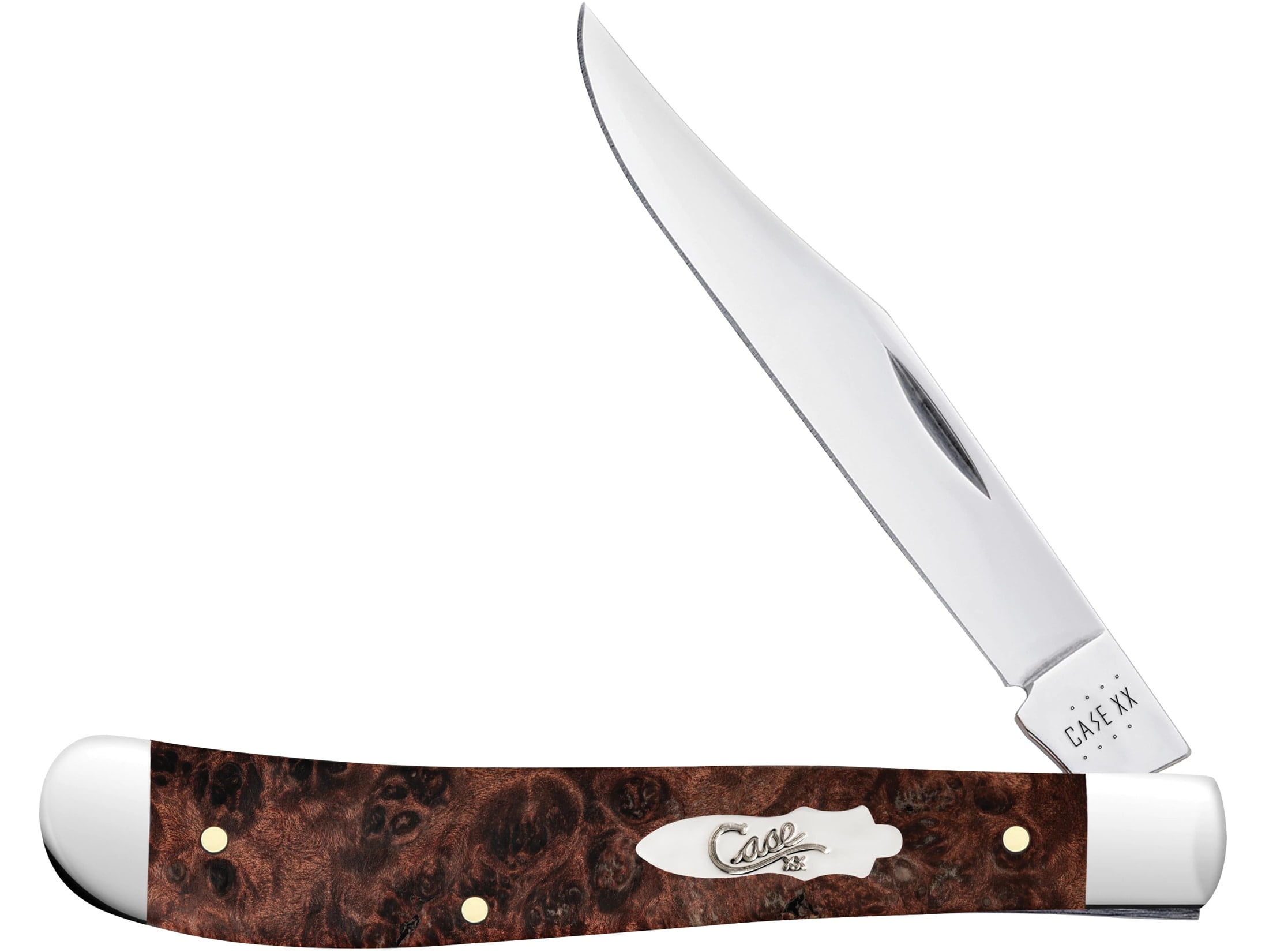 Case Maple Burl Smooth Trapper - Acc Knives - 64063 - Walmart.com