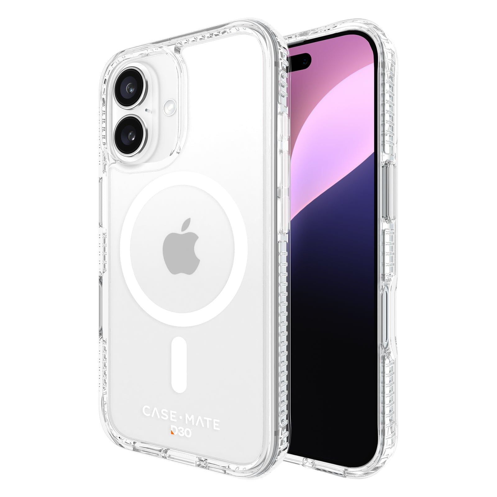 Case-Mate Apple iPhone 16 D3O Tough MagSafe Compatible Case - Clear ...