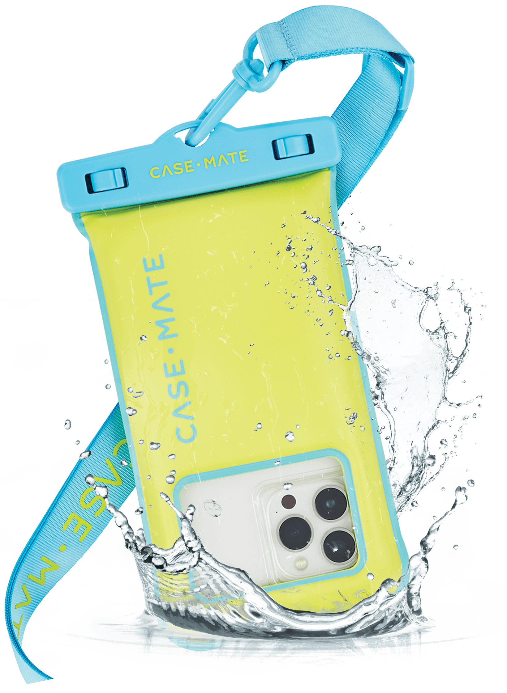 Case-Mate IP68 Floating Waterproof Phone Pouch / Case with Detachable ...