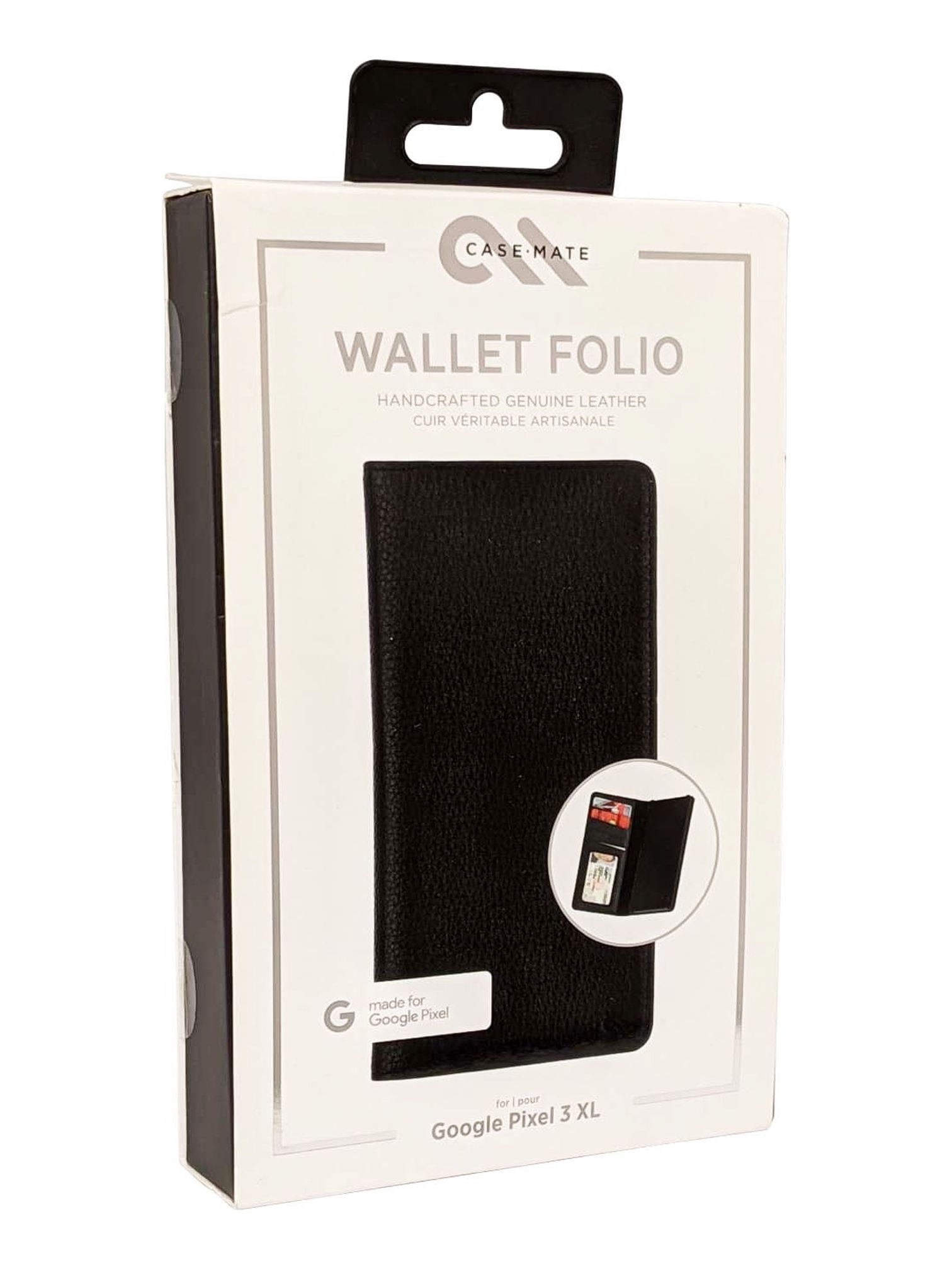 Case-Mate Leather Wallet Folio Case for Google Pixel 3 XL - Black ...
