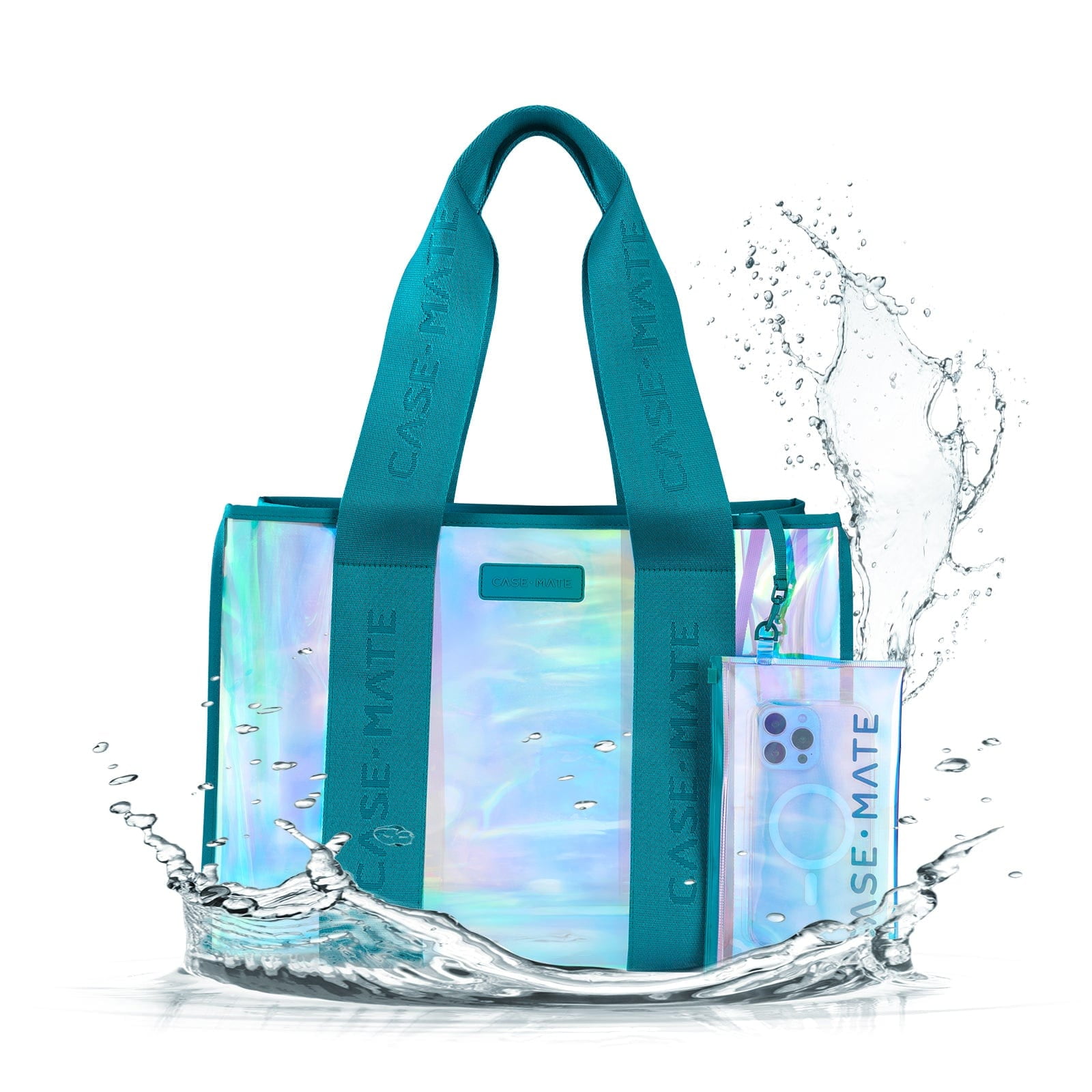 Case-Mate, Soap Bubble Jelly Tote Bag, Emerald, 17" x 12" x 8 ...