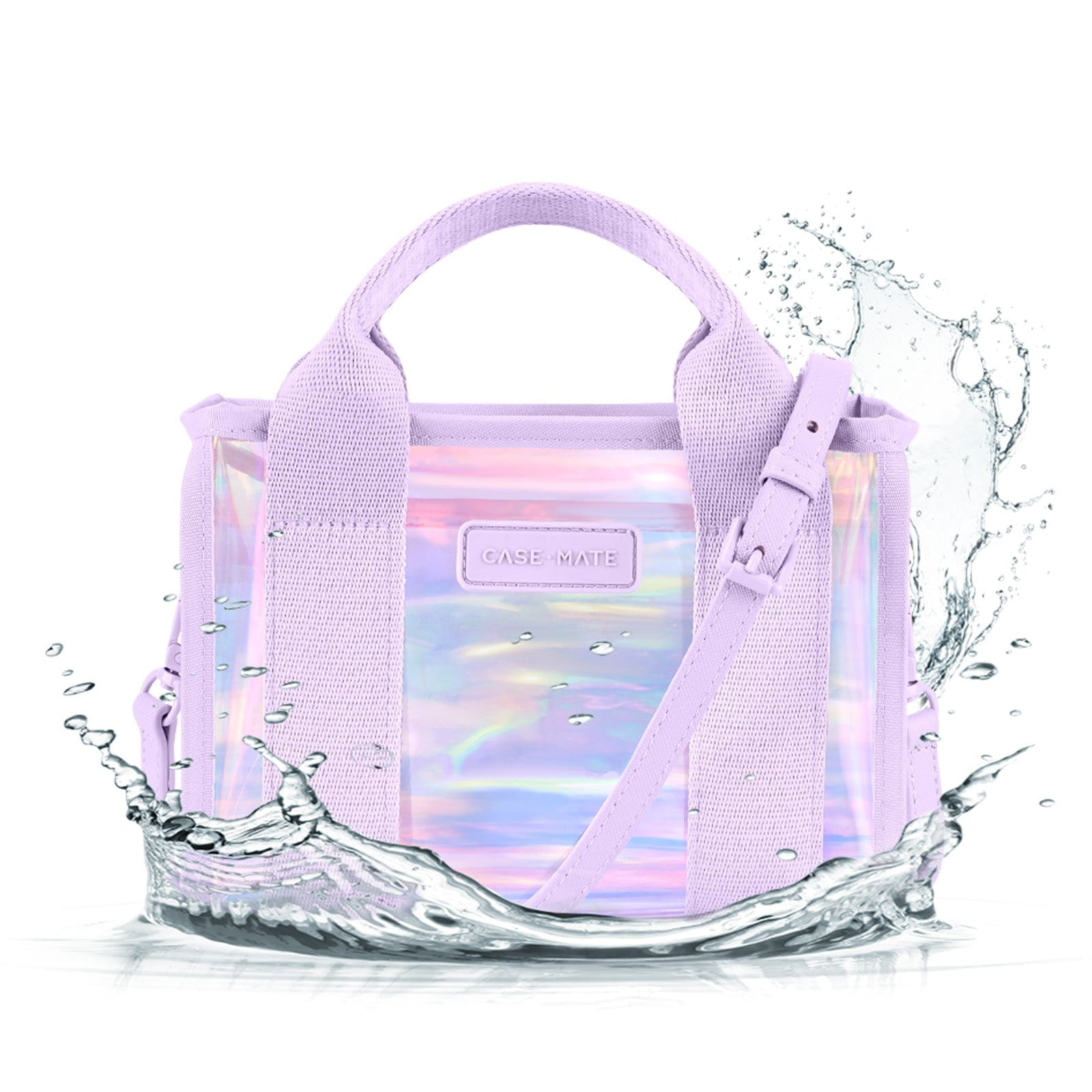 Case-Mate Soap Bubble Clear Jelly Stadium Bag - Iridescent - Walmart.com