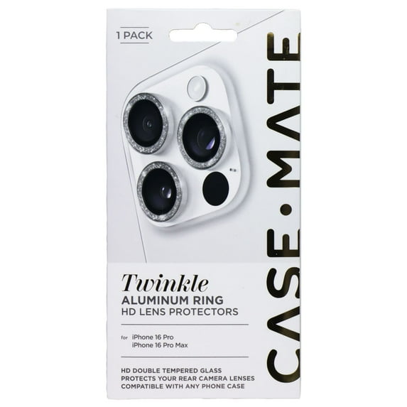 Case-Mate Twinkle Aluminum Ring HD Lens Protectors for iPhone 16 Pro ...