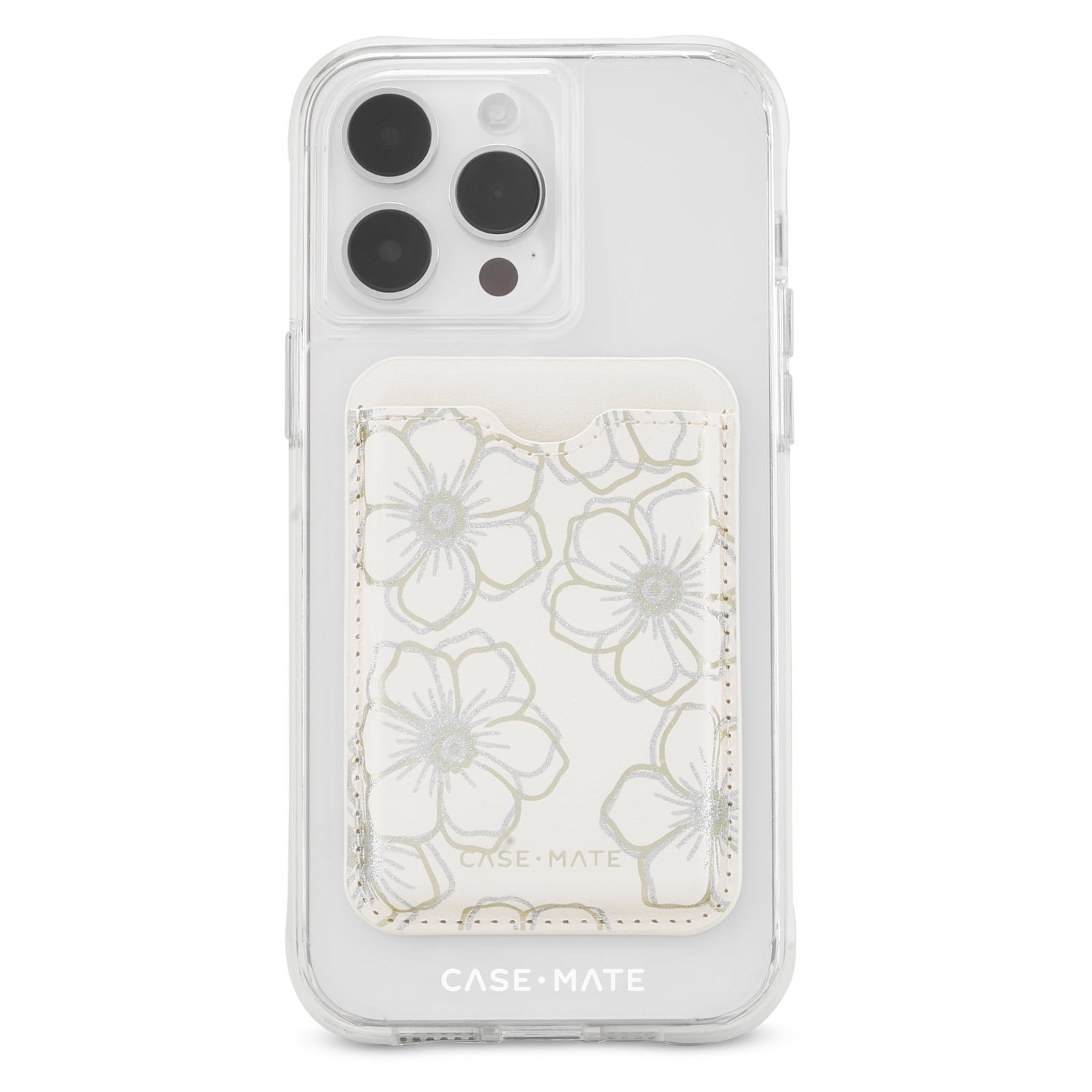 Case-Mate Vegan MagSafe Compatible Wallet Card Holder - Floral Gems ...