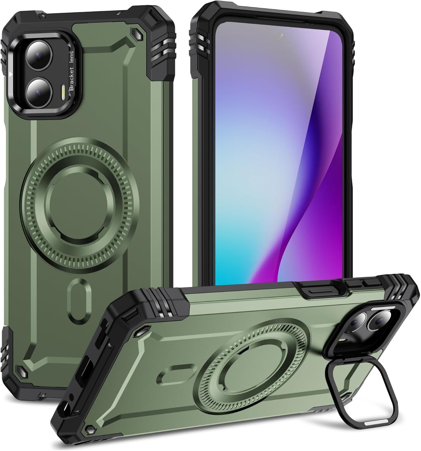 Case for Moto G 5G 2024,Military Grade Drop Full-Body Shockproof ...