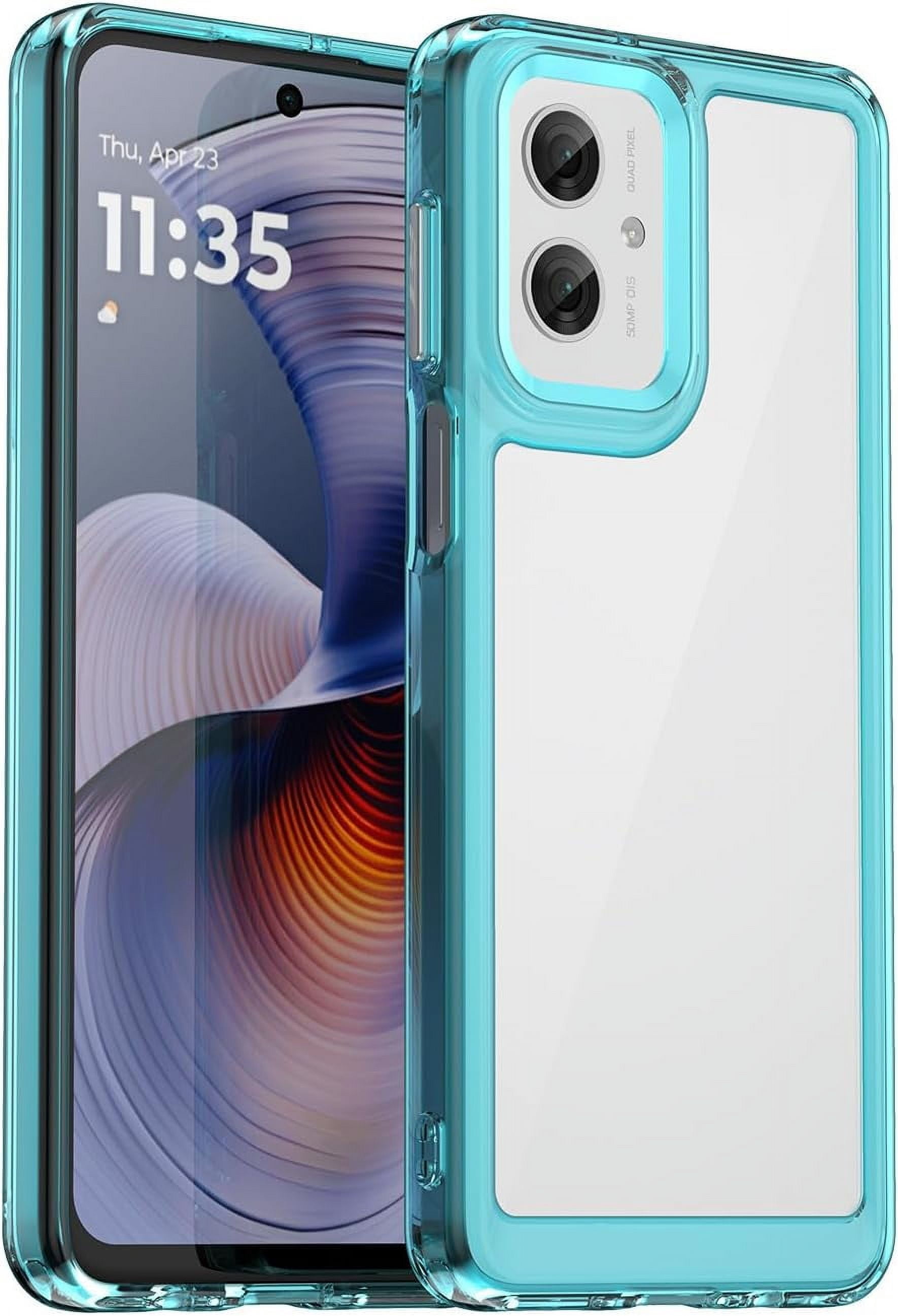 Case for Moto G55 5G,Moto G55 5G Case,Transparent TPU+PC Acrylic ...