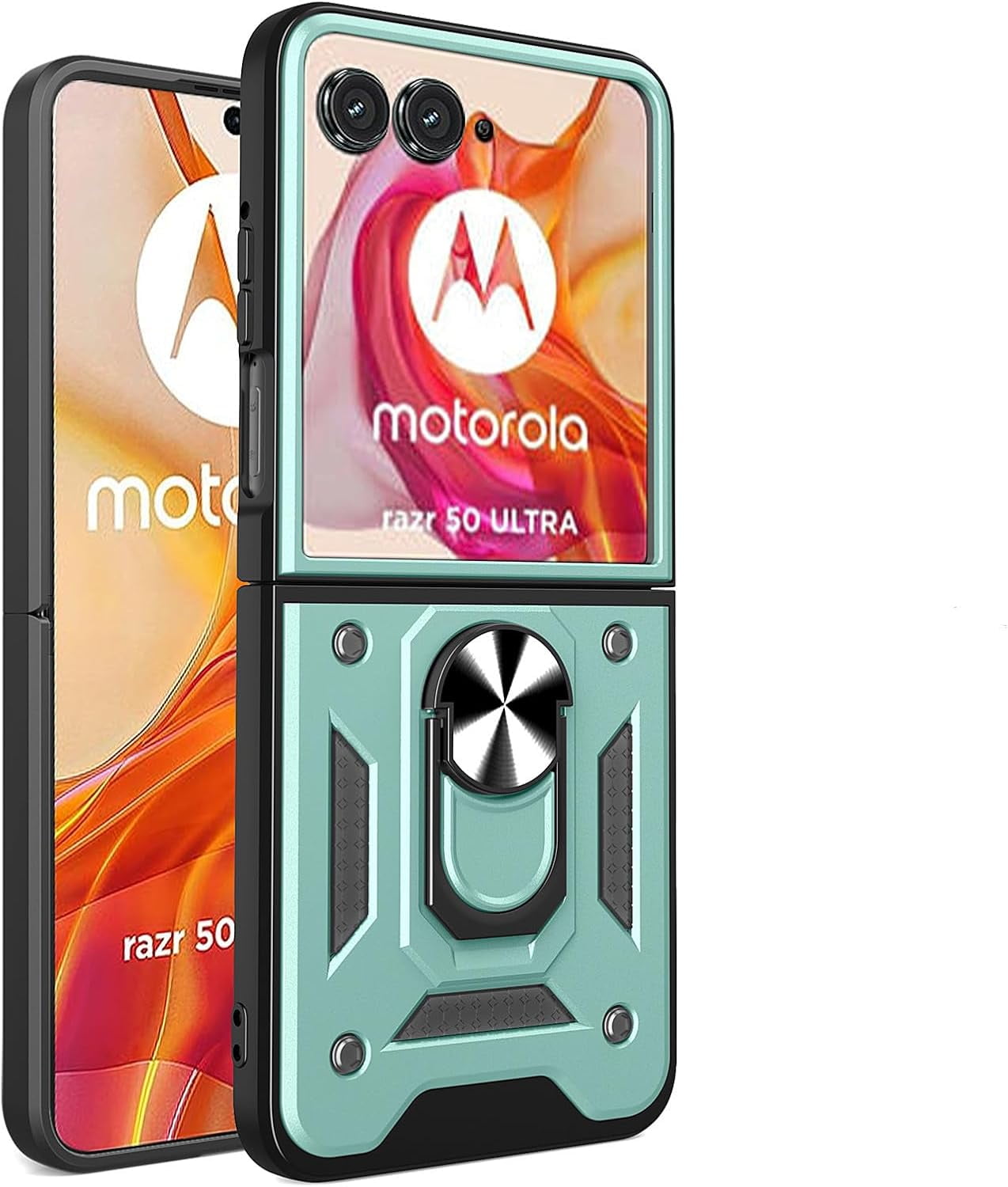 Case for Moto Razr 50 Ultra,Moto Razr Plus 2024 Case,Military Grade TPU ...