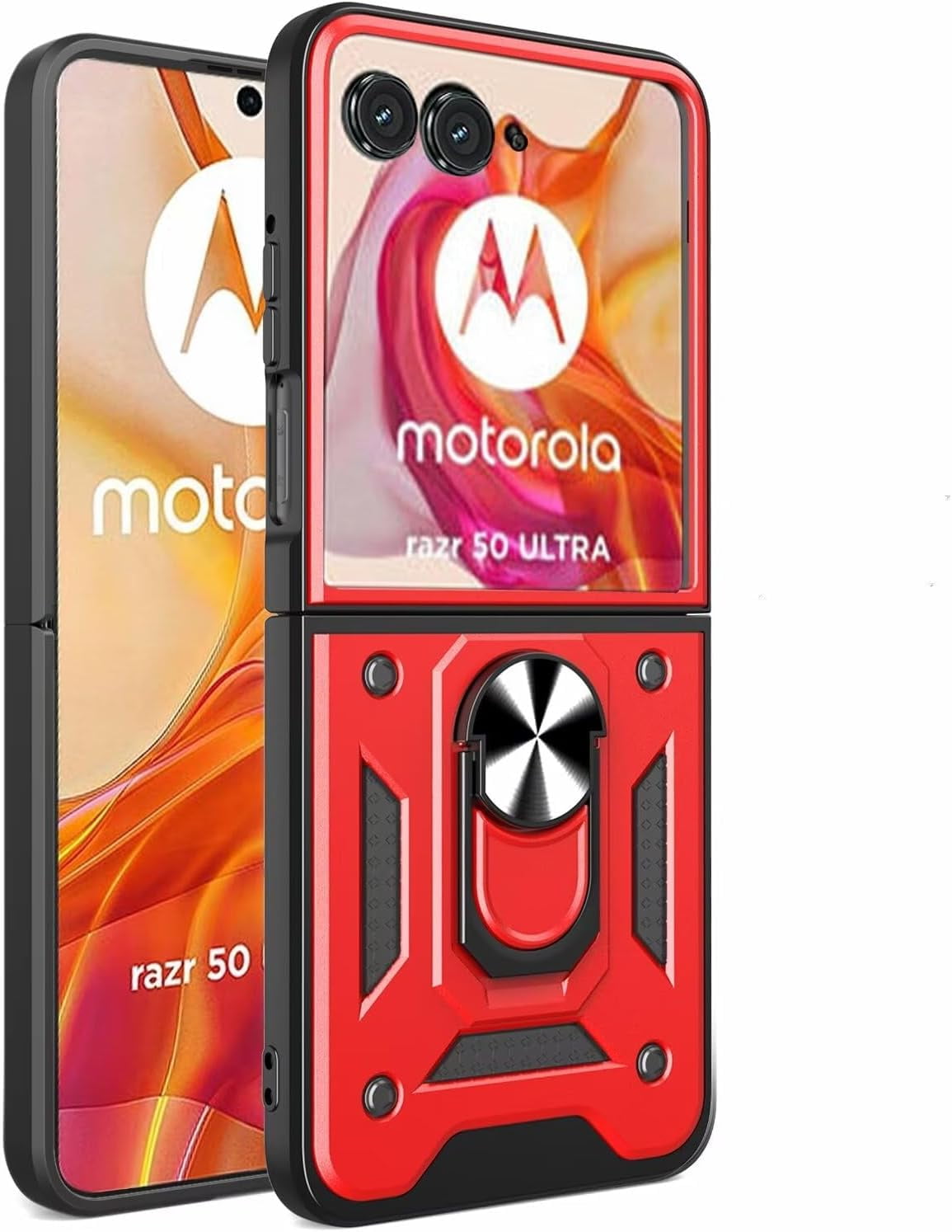 Case for Moto Razr 50 Ultra,Moto Razr Plus 2024 Case,Military Grade TPU ...