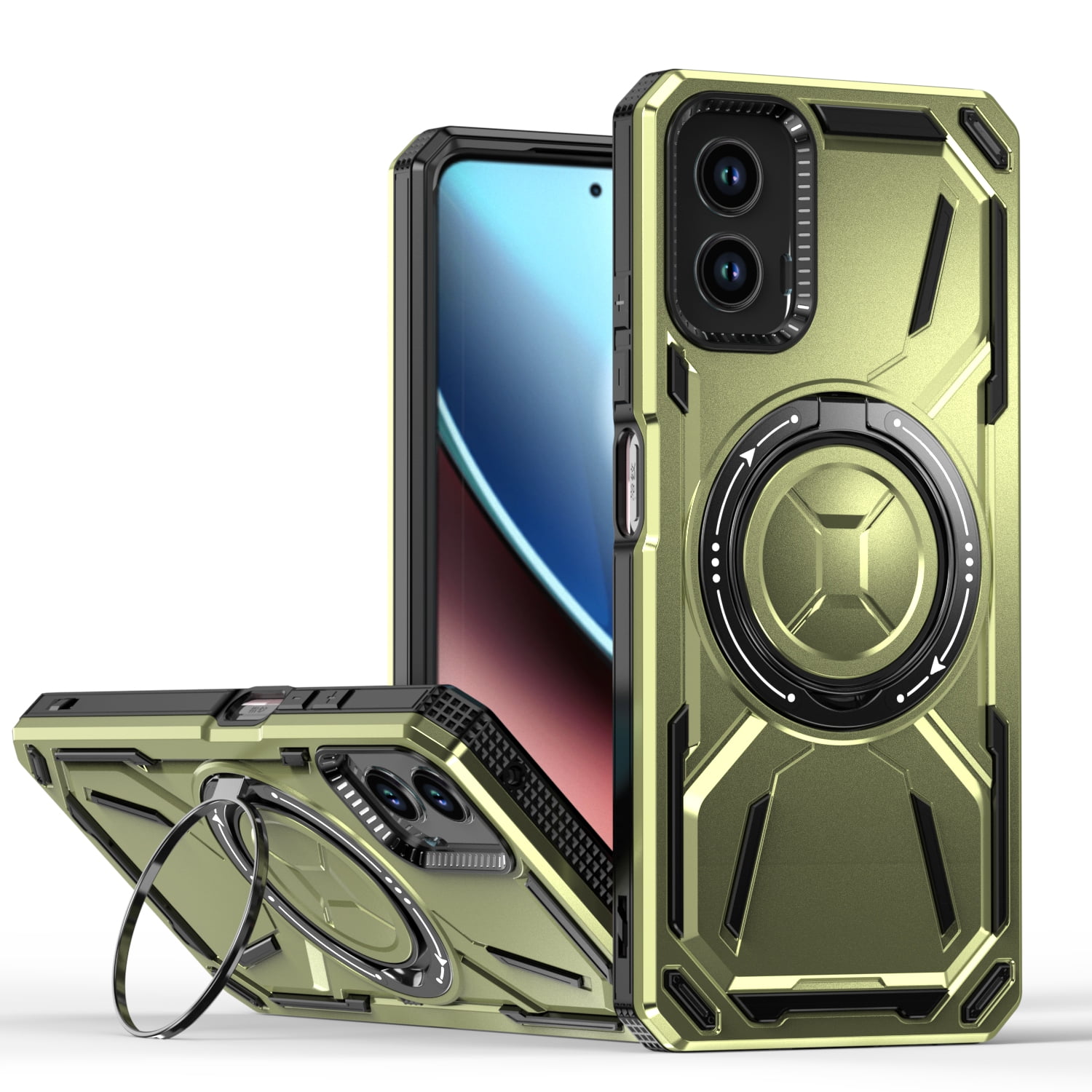 Case for Motorola Moto G Power 5G (2024) with Ring Stand, Magnetic ...