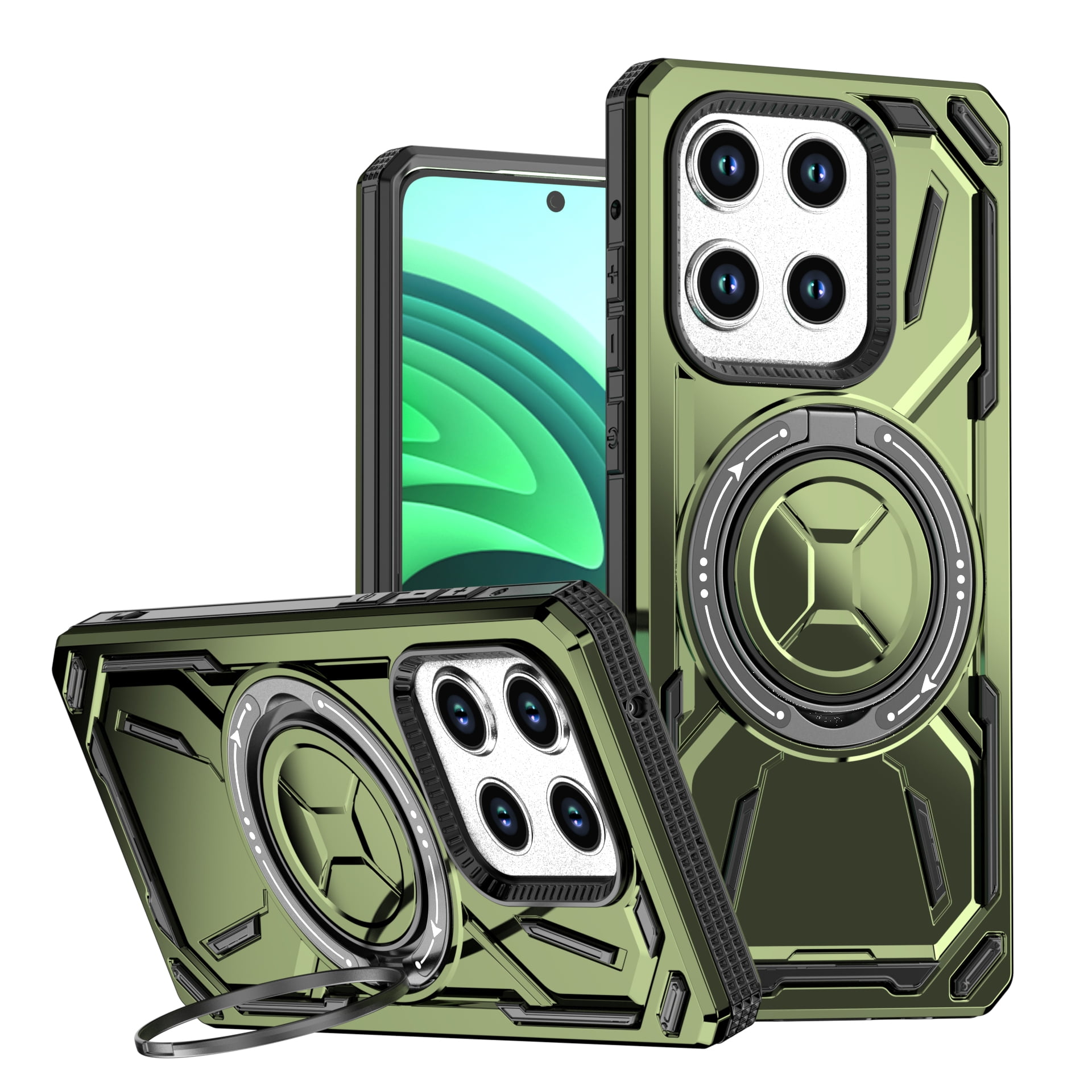 Case for Motorola Moto G Stylus 5G (2025) with Ring Stand, Magnetic ...