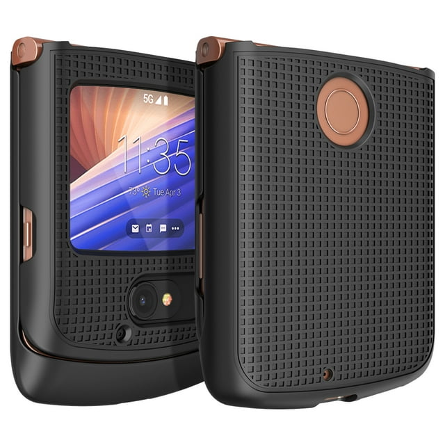Case for Motorola RAZR 5G Flip Phone, Nakedcellphone Protective Snap-On ...
