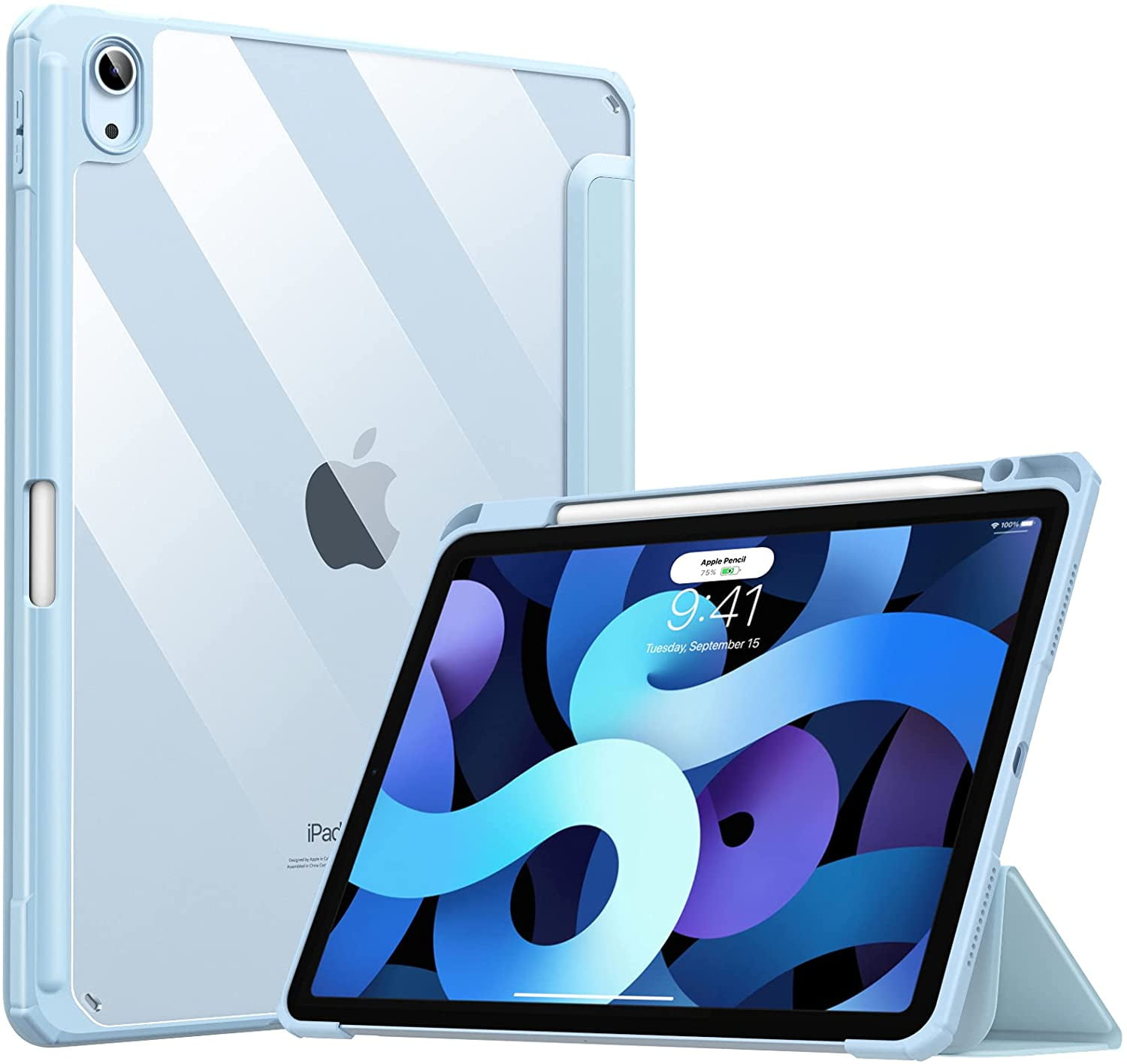 Case for New iPad Generation, with Pencil Holder, Slim Back Protective ...