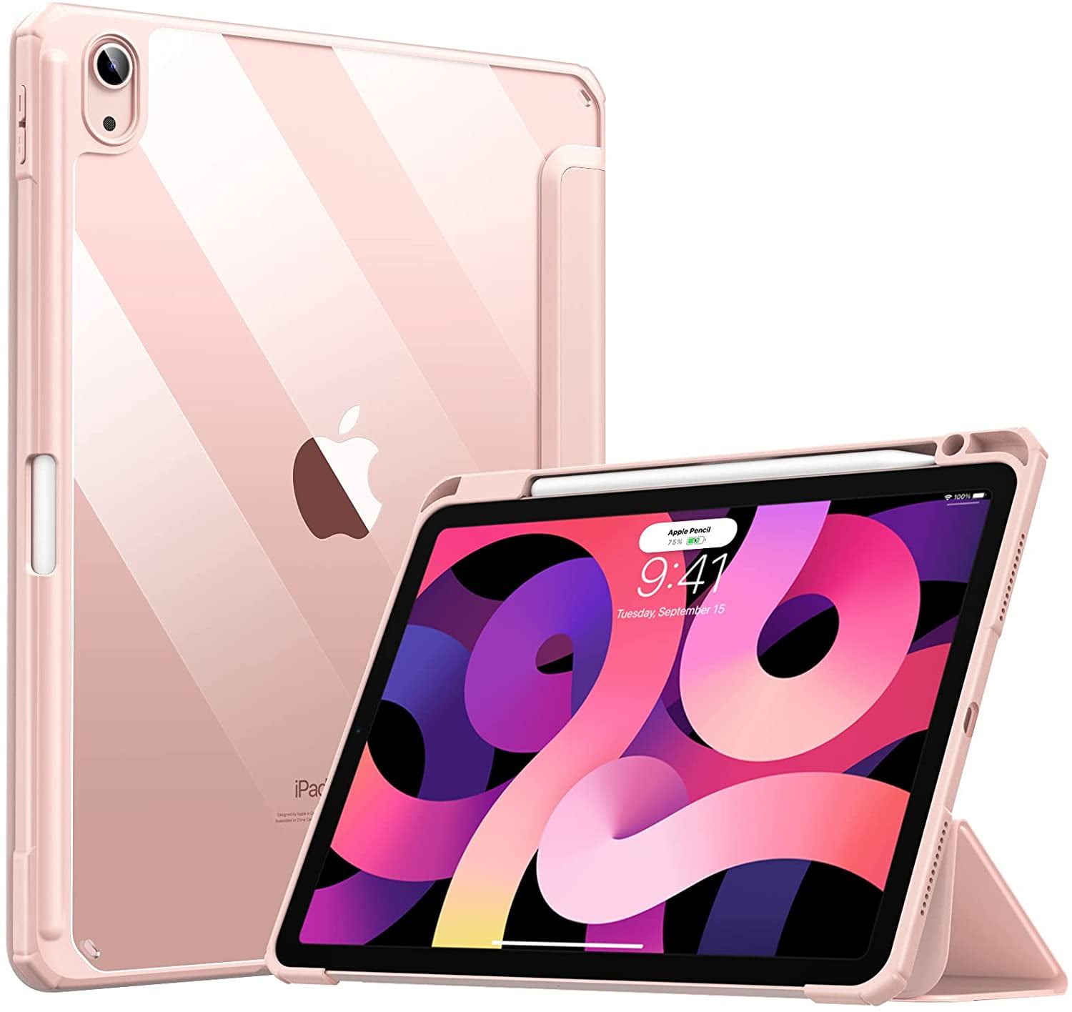 Case for New iPad Generation, with Pencil Holder, Slim Back Protective ...