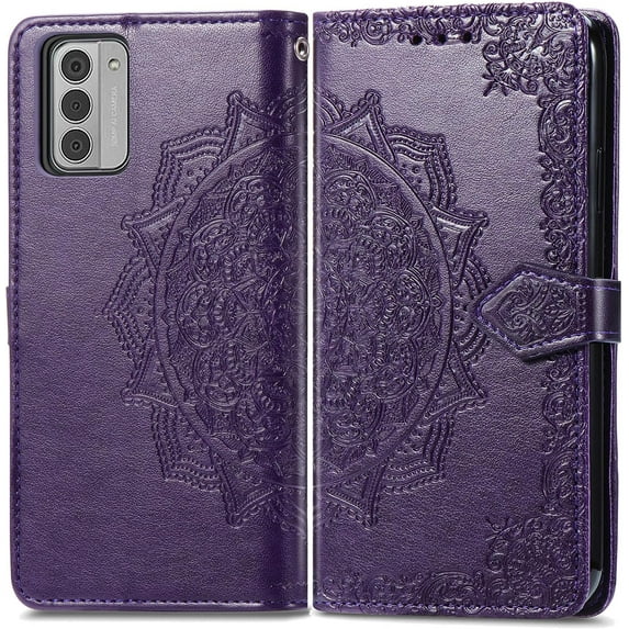 Case for Nokia C210, Nokia C210 PU Leather Wallet Case with Card Holder Kickstand Magnetic Flip ...