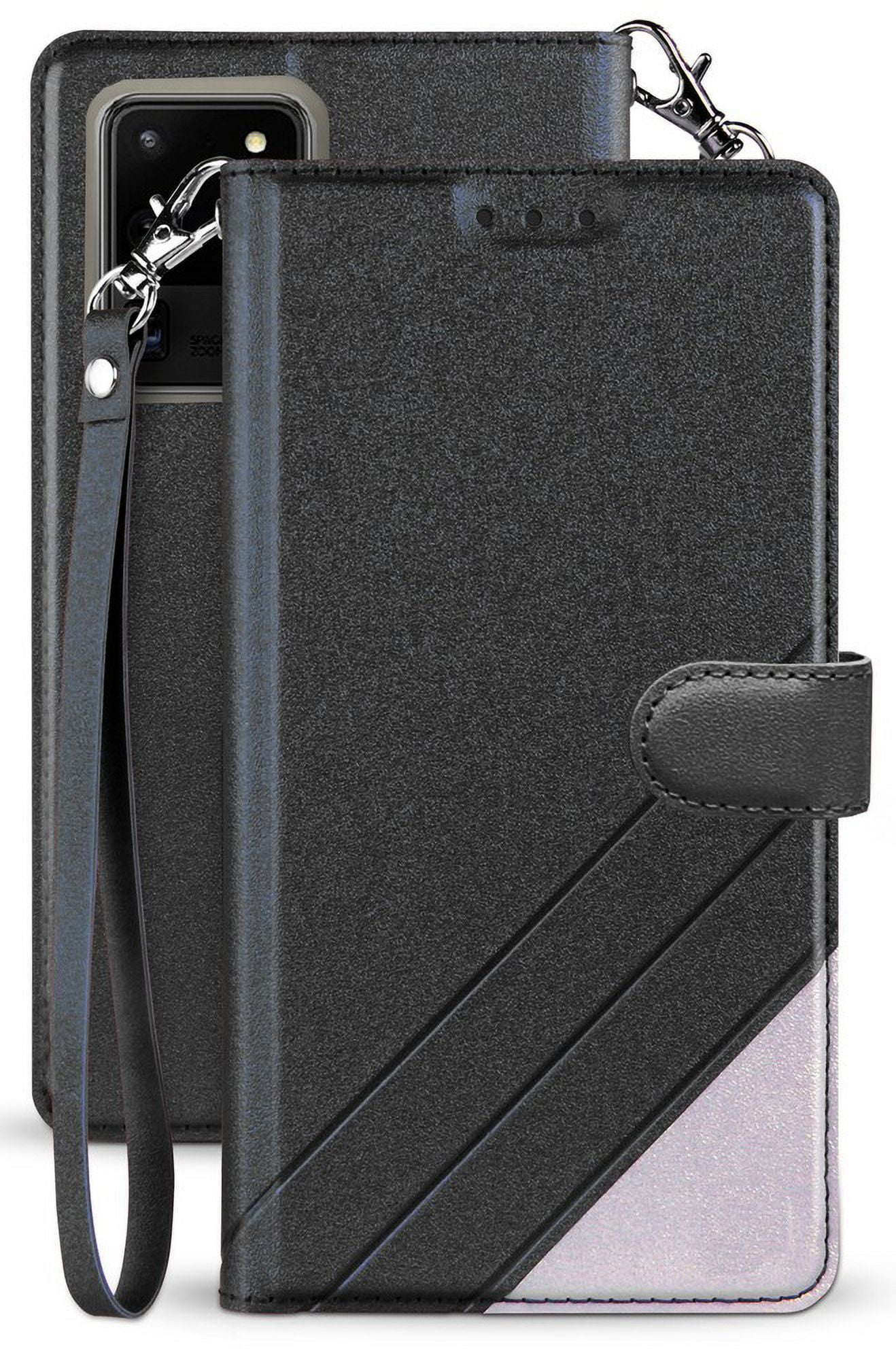 Case for Note 20 Ultra, [Black] Infolio Wallet Credit Card Slot ID ...