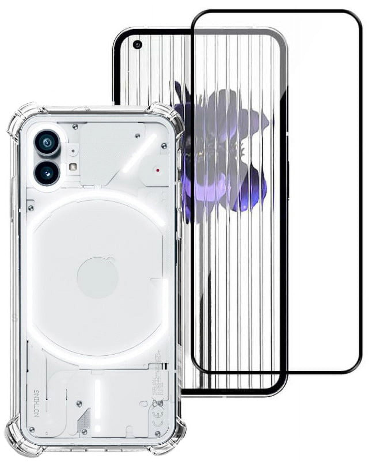 Case for Nothing Phone 1, Clear Transparent See-Thru Flex Gel TPU Skin ...