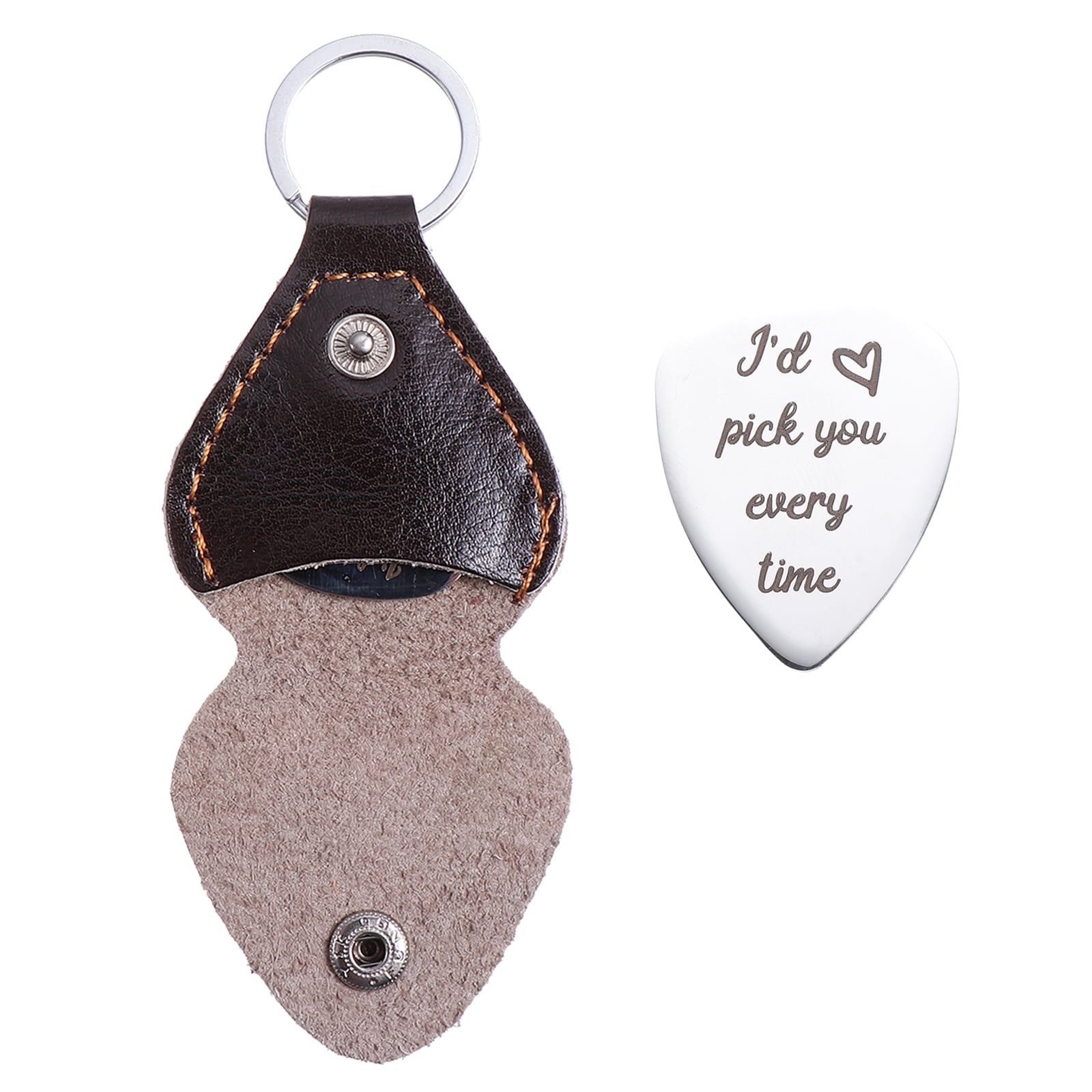 Case Pick Keychain Finger Picks Non-fading Guitar Lovers - Walmart.com