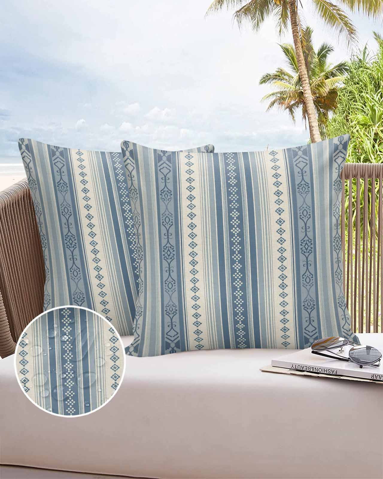 Case Pillow Decor Home Texture Striped Bohemian Cover Cushion ...