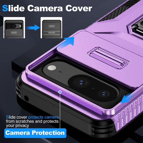 Case for Pixel 8 Case, Google 8 GKWS6 G9BQD Case with Tempered Glass ...