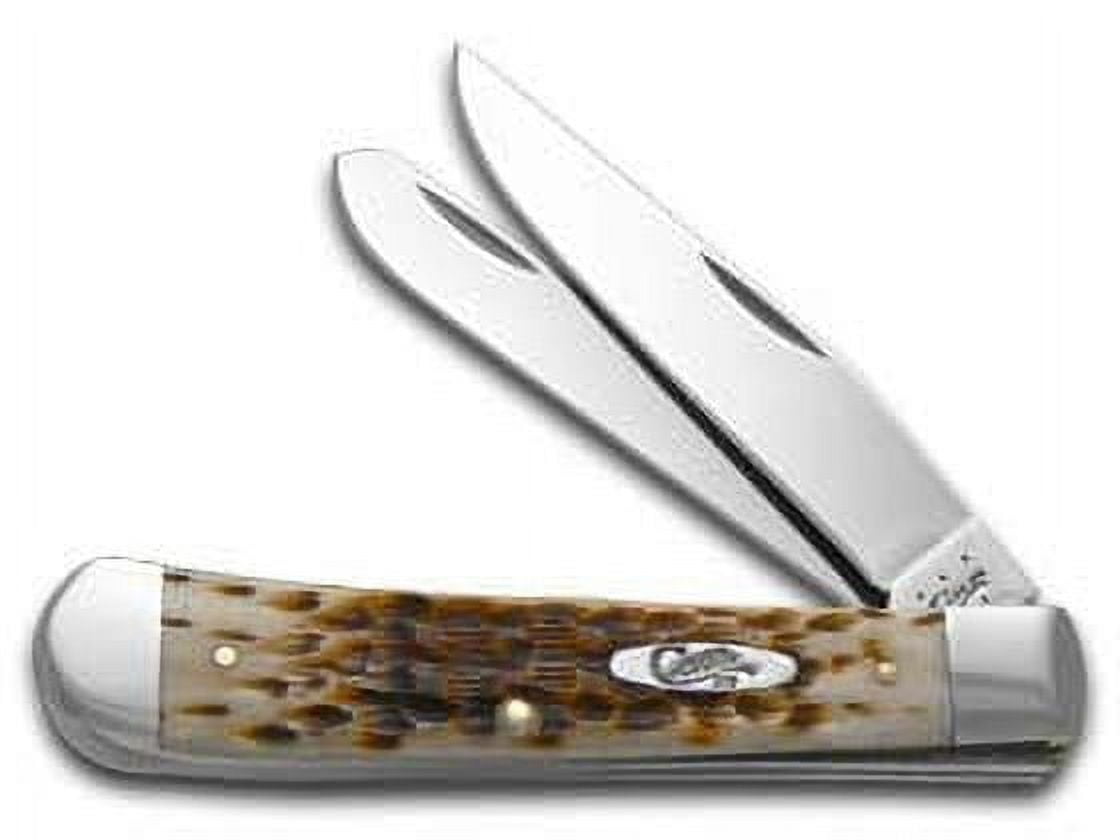 Case Peach Seed Jig Amber Bone Trapper 00164 - Walmart.com