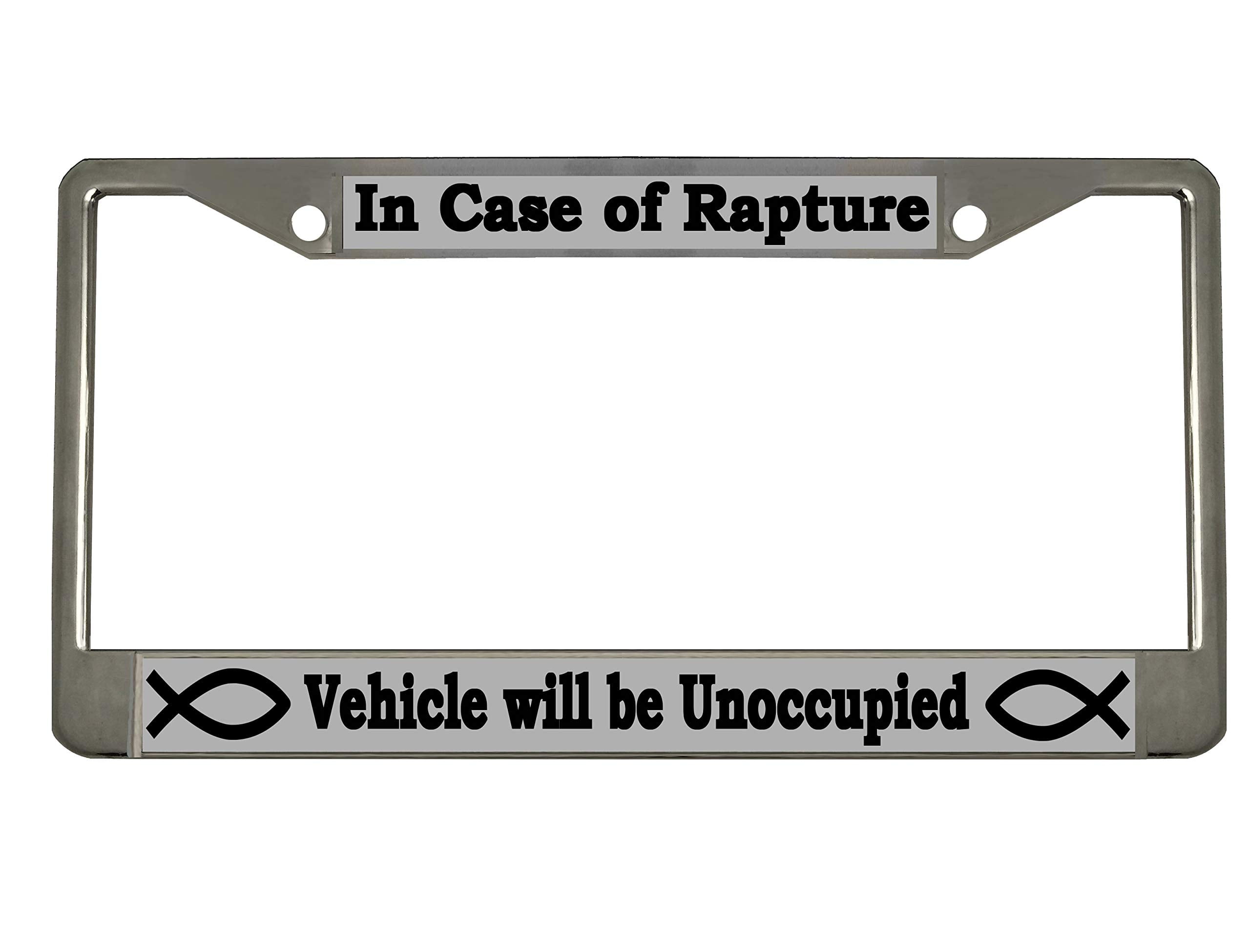 in Case of Rapture Vehicle Will Be Unoccupied Christian Stainless Steel ...