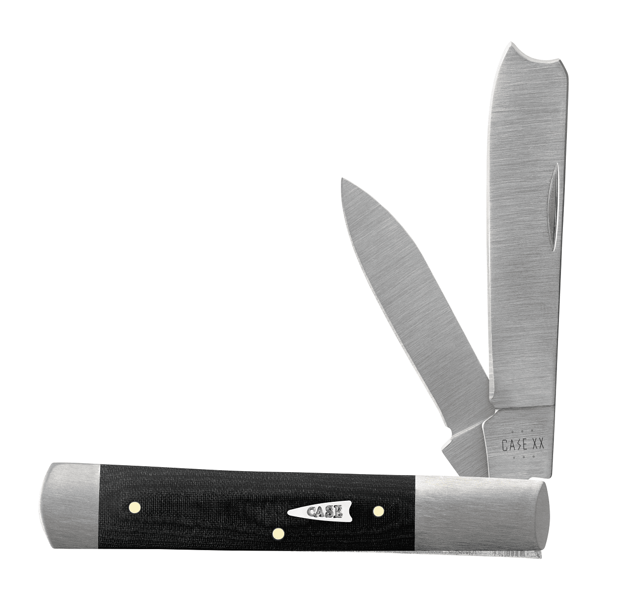 Case Razor Pocket Knife 3" Razor/Pen Tru-Sharp Stainless Blade Micarta ...