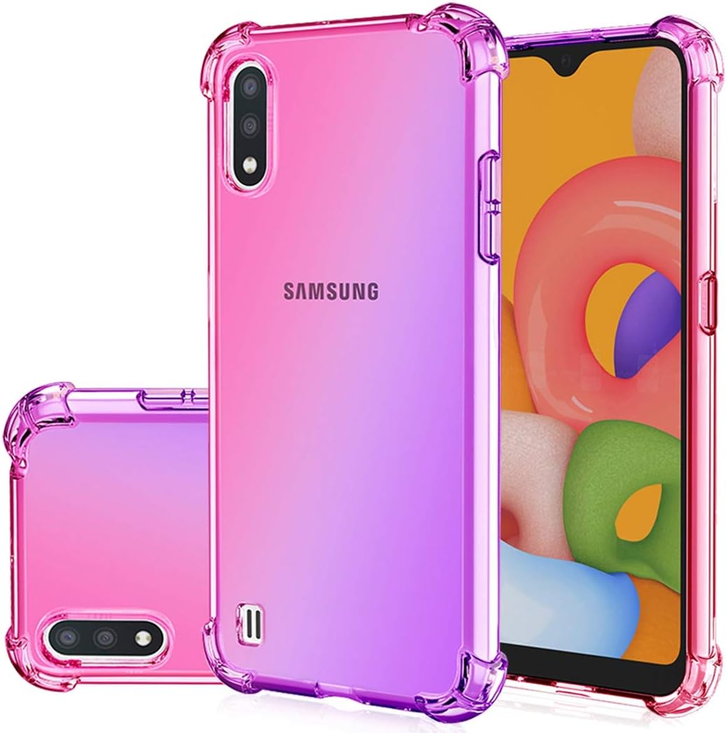 Case for Samsung A01, Galaxy A01 Cute Case Girls Women, Gradient Slim ...