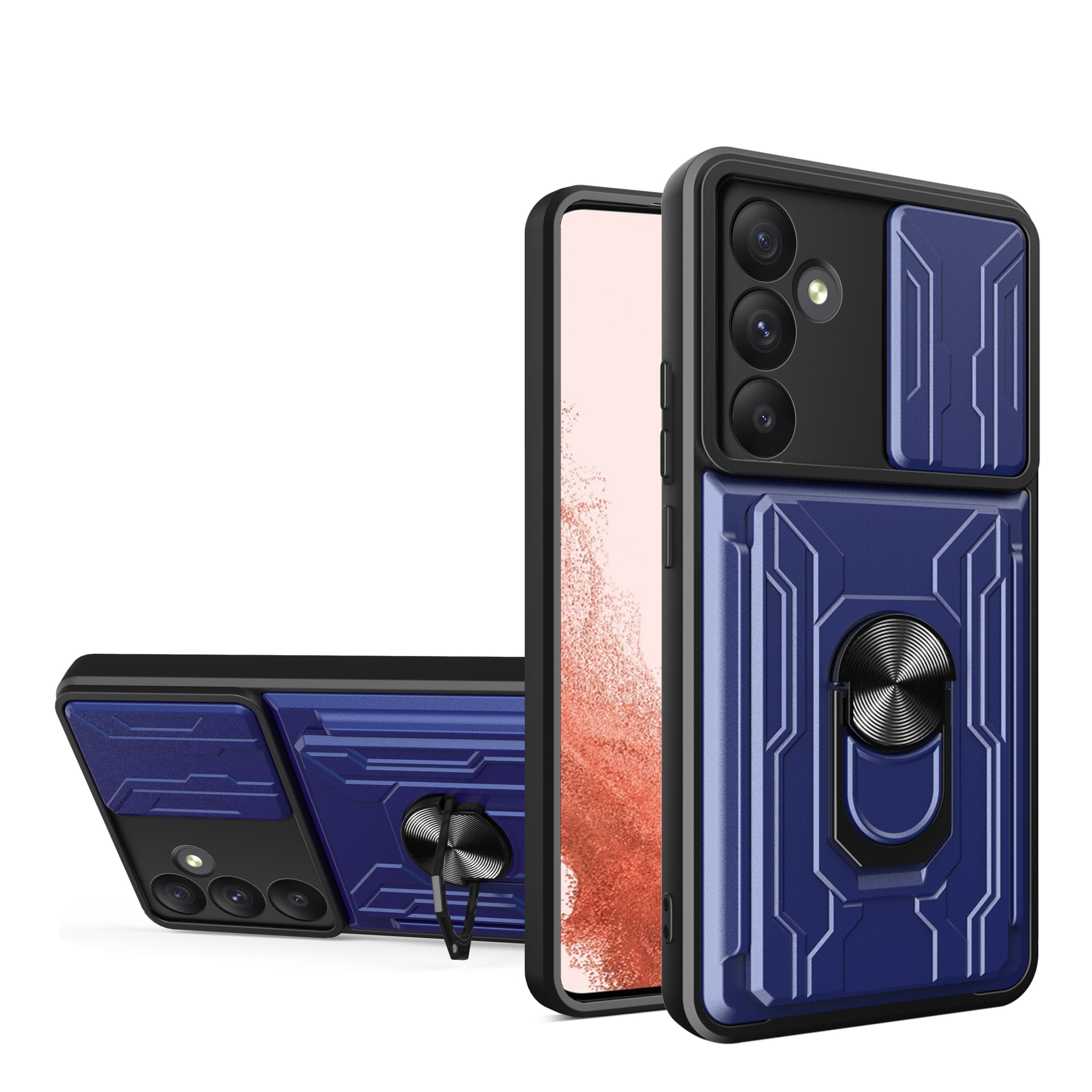 Case for Samsung A12 5G Phone case, sliding window phone case with card ...