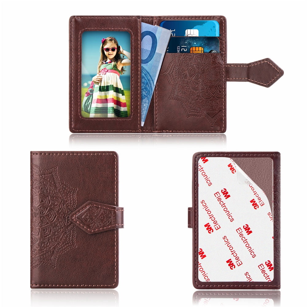 Case for Samsung A22 5G Mobile wallet, 3M adhesive sticker card holder on the back of the phone ...