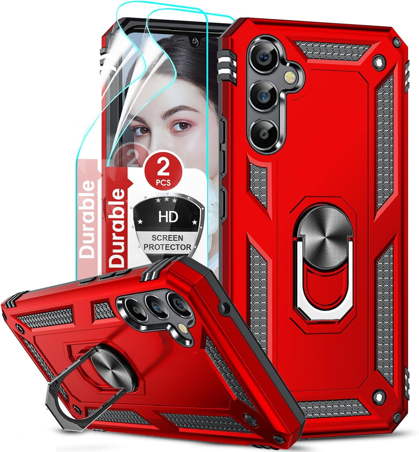 Case for Samsung A34 5G Case, Galaxy A34 Phone Case with [2 Pack ...