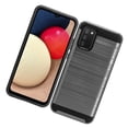 Case for Samsung Galaxy A02S Brushed Texture Slim Hybrid Shockproof ...