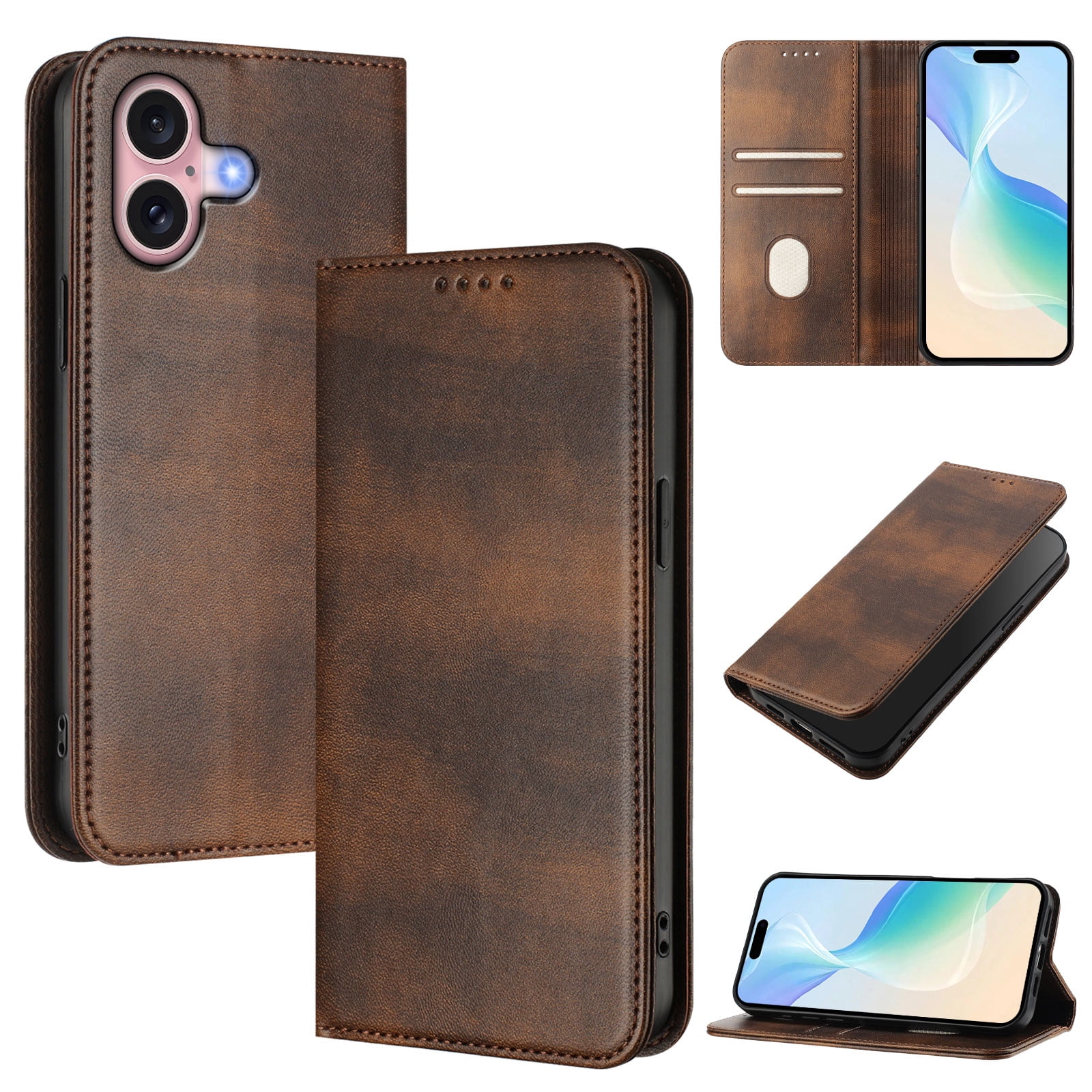Case for Samsung Galaxy A02s 164mm Wallet-style phone case with card ...