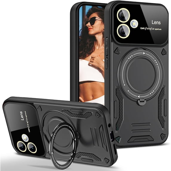 Case for Samsung Galaxy A05 with Ring Kickstand, Lens All-Inclusive ...