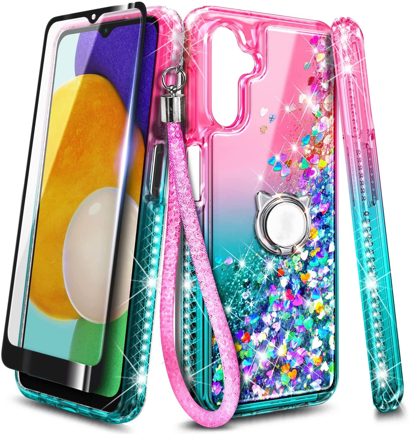 Case for Samsung Galaxy A13 5G / A13 4G with Tempered Glass Screen ...