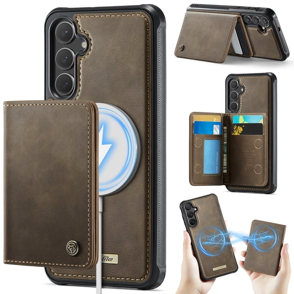 Case for Samsung Galaxy A15, PU Leather + TPU Wallet Case with ...