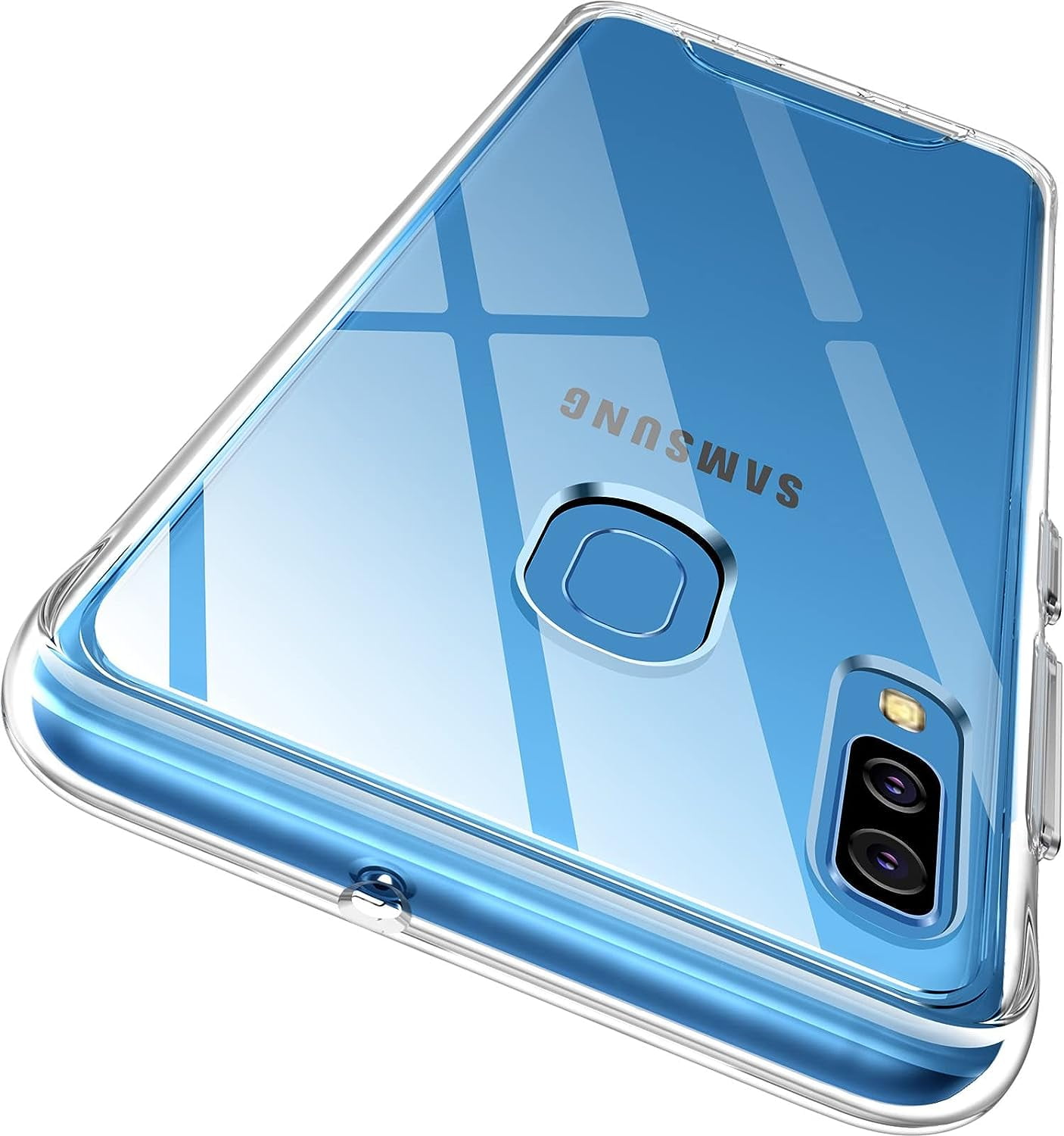 Case for Samsung Galaxy A20 A30, Crystal Clear Non-Slip Anti-Yellowing ...