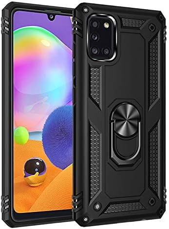 Case for Samsung Galaxy A31 Case Cover ,360 Degree Rotating Ring Holder ...