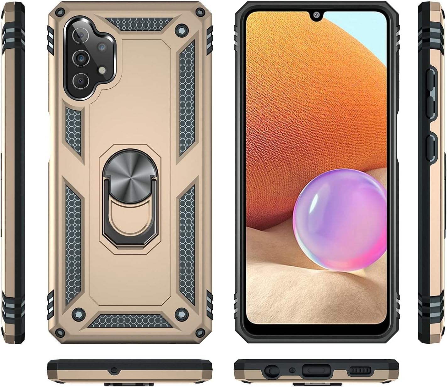 Case for Samsung Galaxy A32 4G Case Cover,with Rotating Bracket Case for Samsung SM-A325F/DS ...