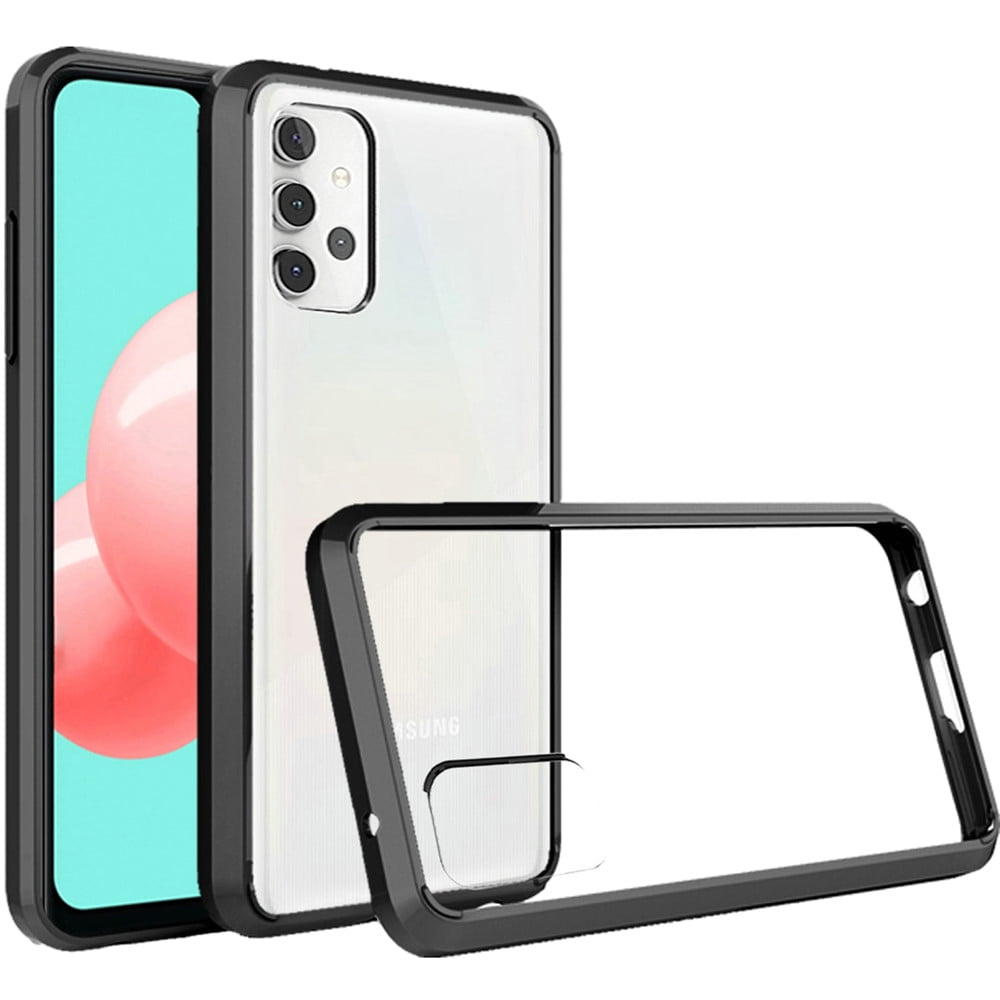 Case for Samsung Galaxy A32 5G Hybrid Slim Crystal Clear Transparent ...