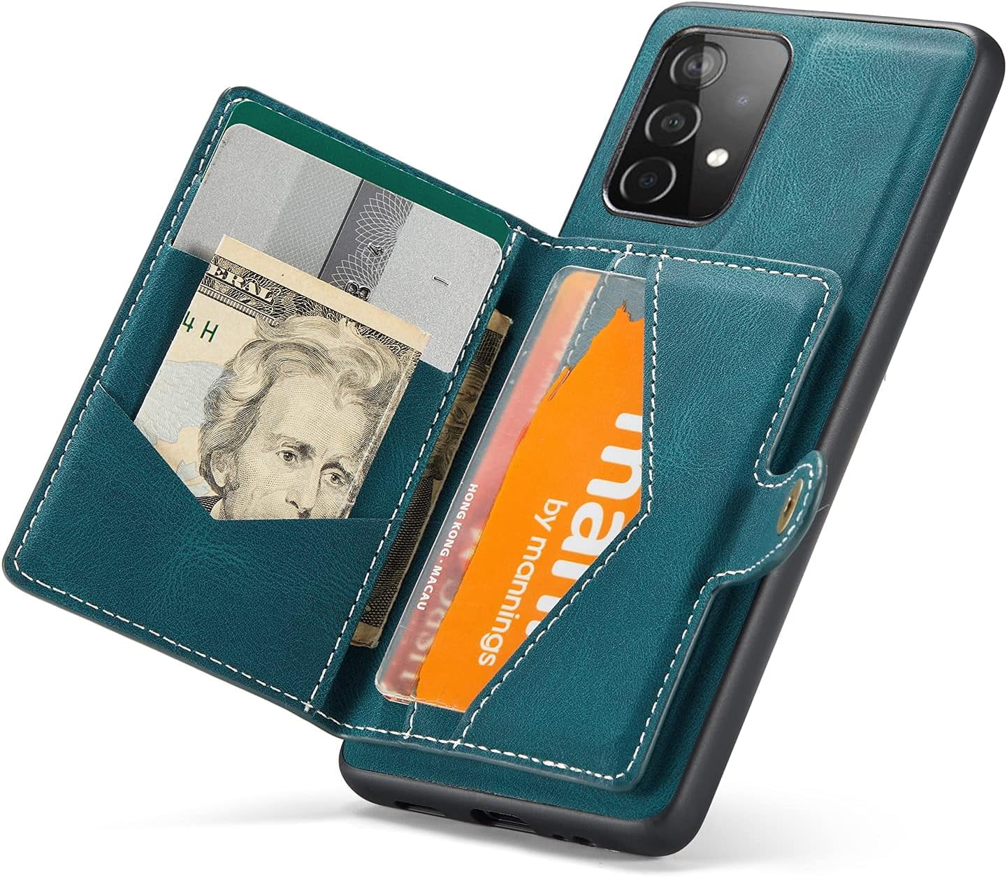 Case for Samsung Galaxy A33 5G, Detachable Magnetic Wallet Credit Card ...