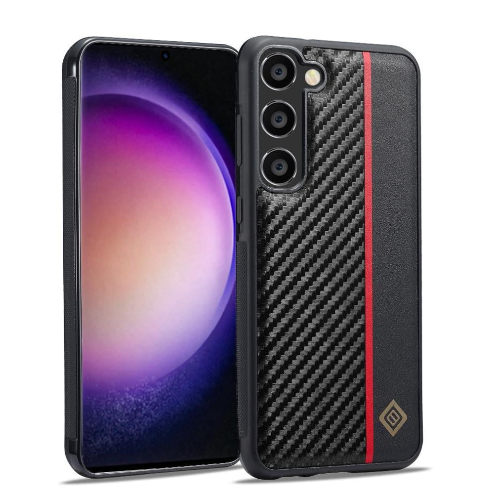 Case for Samsung Galaxy A23/M23 Carbon Fibre PU Spliced With Fine Grain ...