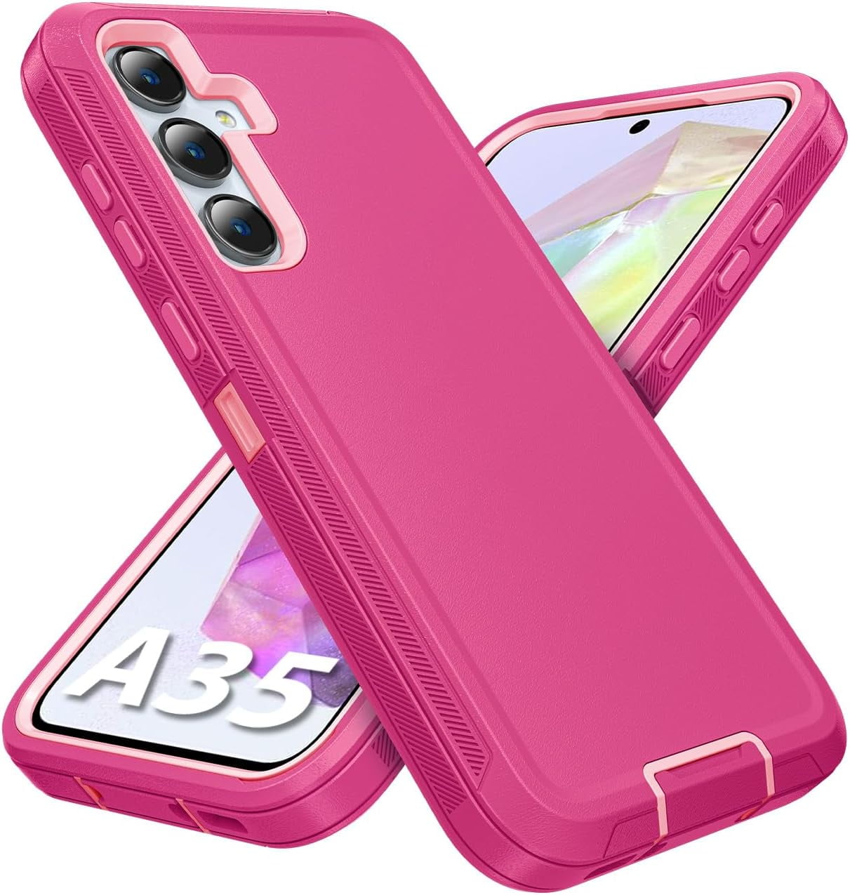 Case for Samsung Galaxy A35 5G Full Body Heavy Duty Rugged Dual-Layer ...
