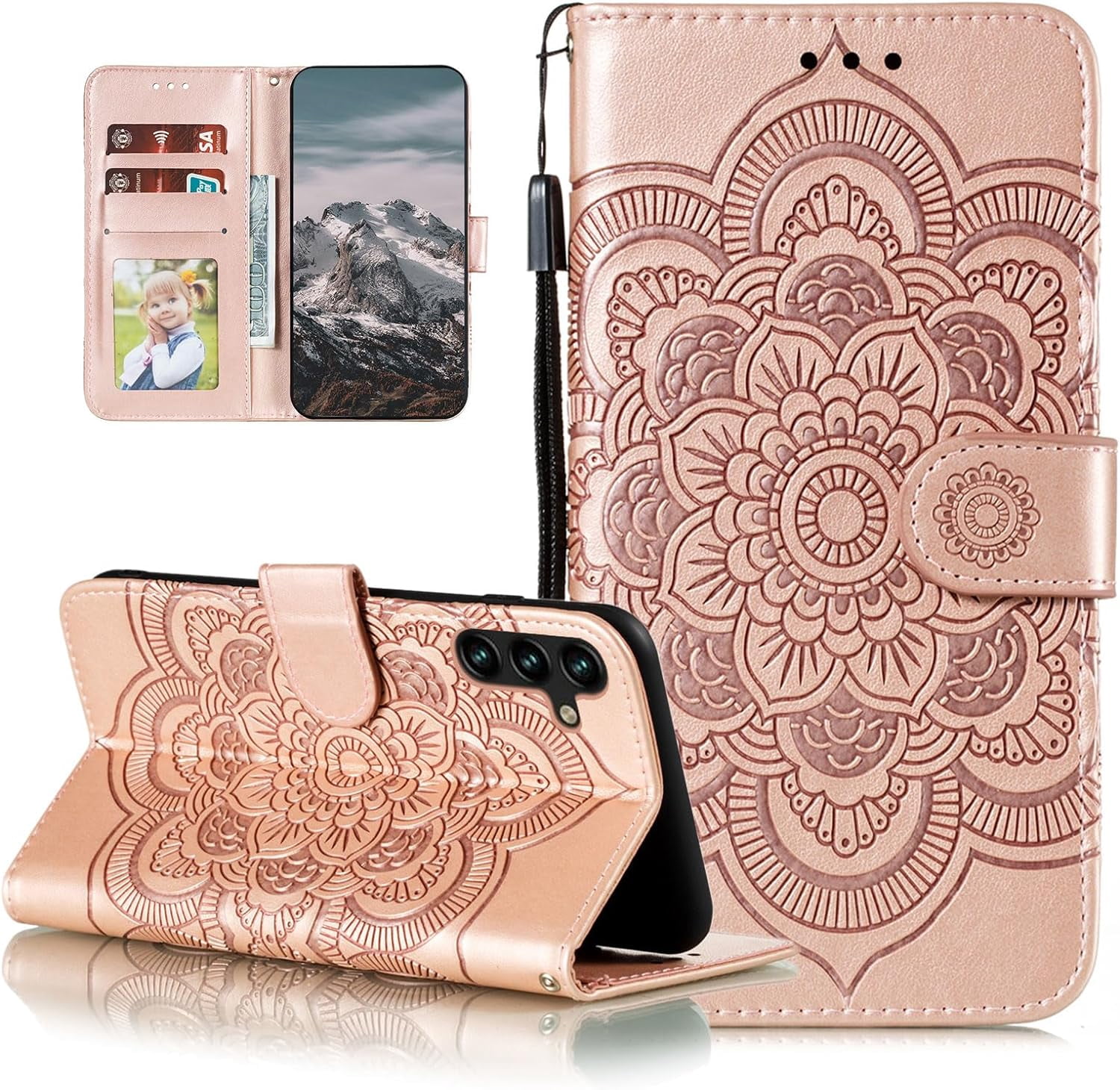 Case for Samsung Galaxy A36 5G, Premium Leather Magnetic Closure Flip ...