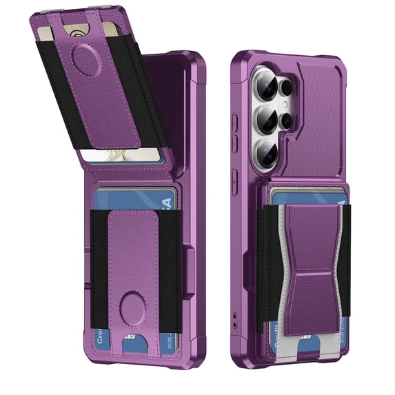 Case for Samsung Galaxy A37 with Elastic Band Grip & Flip Back Card ...