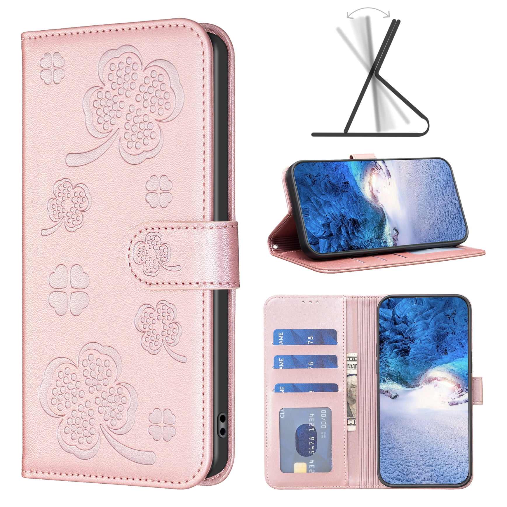 Case for Samsung Galaxy A53 5G Wallet Case for Women Girls, Card Holder Flip Phone Cover ...